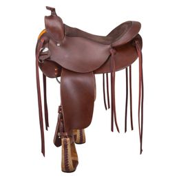 Deuber & Partner Westernsattel Trail Rider braun 16 Zoll
