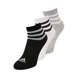 adidas Performance Socks '3-Stripes Cushioned Sportswear Low-Cut 3 Pairs' female Grey, Black, White size 34-36
