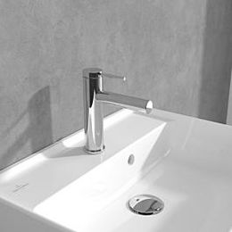Villeroy & Boch Villeroy und Boch Loop + Friends Einhebel-Waschtischarmatur TVW10610215361 mit Zugstangen-Ablaufgarnitur, chrom