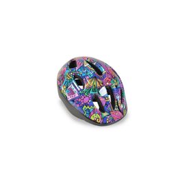 Byox Kinder Schutzhelm Y03 Gr&ouml;&szlig;e S 48-54 cm einstellbar LED-Beleuchtung 8 L&ouml;cher bunt