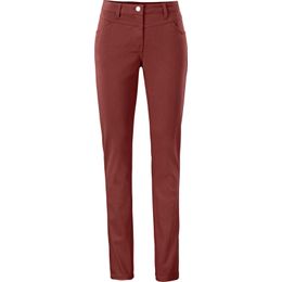 CR&Eacute;ATION L Damen Stretch-Hose mit Passformsattel vorne und hinten rotbraun Gr&ouml;&szlig;e 38