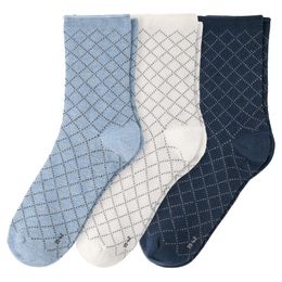 Gina Benotti 3 Paar Damen Socken mit Bio-Baumwolle