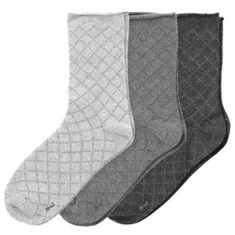 Gina Benotti 3 Paar Damen Socken mit Bio-Baumwolle