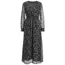 Gina Benotti Damen Maxikleid mit Paisley-Muster