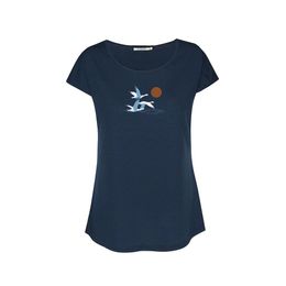 Greenbomb Shirt 'Animal Goose Family' female Blue size XL