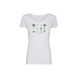 Greenbomb Shirt 'Bike Mushrooms 2' female White size XXXL