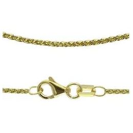 Collierkettchen Firetti "Schmuck Geschenk Gold 333 oder 585 Zopfkettengl. in mehreren Breiten" Gr. 45, gold (gelbgoldfarben), Halsketten, Damen, 45, Gelbgold 333, B: 1,2mm, Made in Germany, B:1,2mm