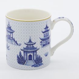 Dolce Vita Mehrfarbige Tasse mit chinesischem Hausmotiv 9,5x8cm