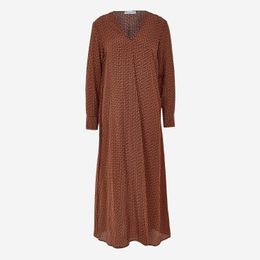 Attic and Barn Rosafarbenes Mirtillo Maxikleid mit Muster