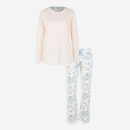 Mehrfarbiges Pyjamaset aus Oberteil und Hose