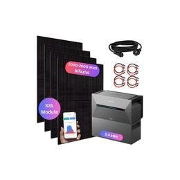 MYVOLTAICS XXL 2000+ Watt Balkonkraftwerk mit Speicher Anker SOLIX Solarbank 3 5,4 kWh Komplettset bifazial 800W WLAN