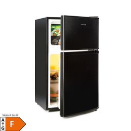 Klarstein Big Daddy Cool K&uuml;hl-Gefrier-Kombination 87 Liter 40dB EEK F Schwarz 87 Liter