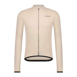 Shimano VERTEX Thermal Long Sleeve Jersey, Beige