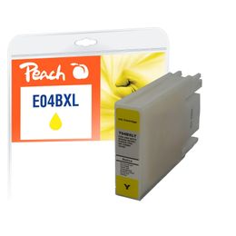 Peach E4B4y Druckerpatrone XL ye ersetzt Epson T04B4 y, C13T04B44010 f&uuml;r z.B. Epson WorkForce Pro WFC 8100, Epson WorkForce Pro WFC 8190 D3TWC