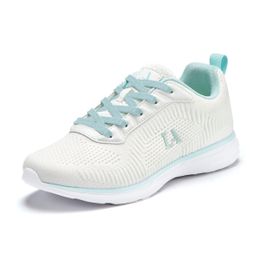 Lascana Damen Sneaker, weiß/mint, Größe 35
