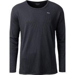 Funktionsshirt LPO "Herren Funktionsshirt langarm Moritz", Herren, Gr. S, schwarz, 97% Polyester, 3% Elasthan, Shirts Funktionsshirt