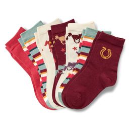 Tchibo - 7 Paar Kinder-Socken - Damen - Gr. 31-34 - creme