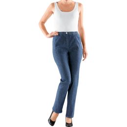 CR&Eacute;ATION L Damen Schlupfjeans mit Rundum-Dehnbund dark blue Gr&ouml;&szlig;e 24