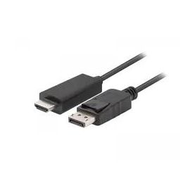 Lanberg DisplayPort auf HDMI Kabel FHD - Schwarz - 5m