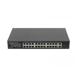 Lanberg Netzwerkswitches 24-port, 1GB POE+/2X GB 2X SFP RACK 19&rdquo; Gigabit Ether