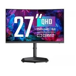 Cooler Master GM27QP 27&rdquo; Curved QHD 240Hz VA Gaming Monitor