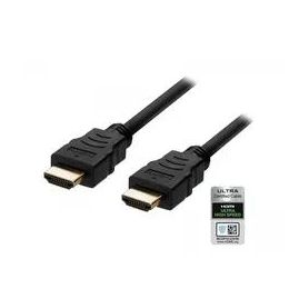 Deltaco Ultra High Speed HDMI kabel 2.1 - Schwarz - 1m