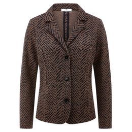 Peter Hahn - Jersey-Blazer, blau, Gr. 50 / XL