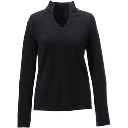 Peter Hahn - Pullover aus 100% Premium-Kaschmir Modell Vivien, schwarz, Gr. 44 / L - Kaschmir