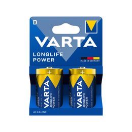 Varta Batterie LONGLIFE POWER D 2er Blister Alkaline (4920121422)