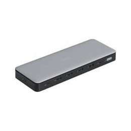 Digitus 13 Port USB-C Docking Station, Dockingstation grau/schwarz