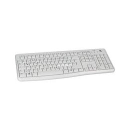 Logitech Keyboard K120, Tastatur wei&szlig;, DE-Layout