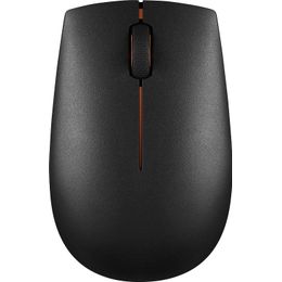 Lenovo ergonomische Maus "300 kompakte Funkmaus", schwarz, B:5,6cm H:3,2cm T:9,8cm, Computer-Mäuse