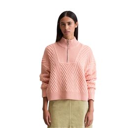 Marc O'Polo Damen Strickpullover "aus weichem Schurwolle-Mix"rose powder, Gr. XL, MARC O'POLO DENIM, unifarben, Obermaterial: 70% Schurwolle, 30% Polyacryl,