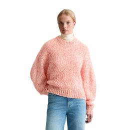Marc O'Polo Damen Rundhalspullover "aus Schurwolle-Alpakawolle-Mix"light pink, Gr. XXL, MARC O'POLO DENIM, unifarben, Obermaterial: 72% Schurwolle, 22% Polyamid,