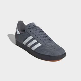 Sneaker adidas originals "GAZELLE", Gr. 37, onix, cloud weiß, carbon, Leder, Textil, Sportlich, Schuhe