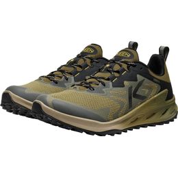 Keen Herren Outdoorschuh "ZIONIC NXT WP", Gr. 44martini olive, lemon curry, Synthetik, Textil, Schuhe, wasserdicht