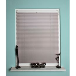 Plissee Home Wohnideen "NOLAN" Gr. 7, grau, B:100cm H:130cm, Obermaterial: 100% Polyester, Plissees