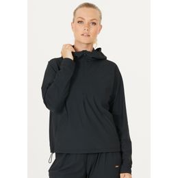 ENDURANCE ATHLECIA Laufjacke ATHLECIA "Amis", Damen, Gr. 34, schwarz, 79% Polyamid, 21% Elasthan, unifarben, normal, ohne Ausschnitt, Jacken, in dehnbarer und bequemer Qualit&auml;t