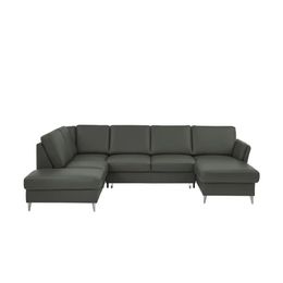 meinSofa Wohnlandschaft Veit grau Maße (cm): B: 305 H: 90 T: 204.0 Sofas > Sofas nach Material > Ledersofas » Sofa DE