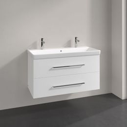Villeroy & Boch Villeroy & Boch Avento Waschtisch mit Unterschrank 100 cm, 2 Auszüge