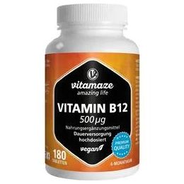 Vitamaze GmbH Vitamin B12 500 Ug Hochdosiert Vegan 180 ST