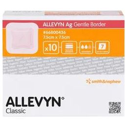 Allevyn Ag Gentle Border 7.5x7.5cm Verband 10 ST