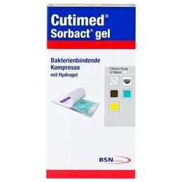 B2B Medical Cutimed Sorbact Gel Kompressen 7.5x15 cm 12 ST