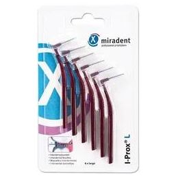 HAGER PHARMA Miradent I-Prox L Interdentalb&uuml;rste 0.8Mm Bordeaux 6 ST