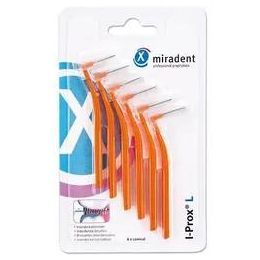 HAGER PHARMA Miradent I-Prox L Interdentalb&uuml;rste 0.8Mm Orange 6 ST