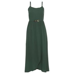 Lascana Kleid Damen Gr&ouml;&szlig;e 36 gr&uuml;n Winterkleid