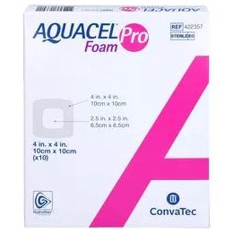 B2B Medical Aquacel Foam pro 10x10 cm Hydrofiber Schaumverband 10 ST
