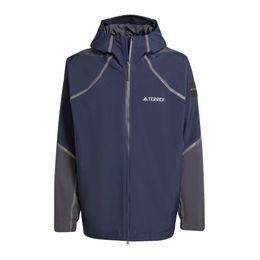 adidas terrex Outdoorjacke 'Nat Geo' Herren Gr&ouml;&szlig;e M navy / dunkelgrau