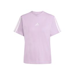 adidas Sportswear Funktionsshirt Damen Gr&ouml;&szlig;e L lila / wei&szlig;