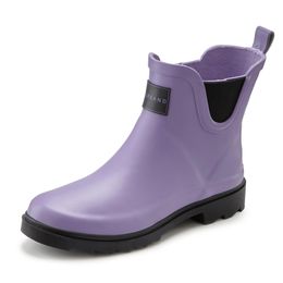 ELBSAND Gummistiefel Damen Gr&ouml;&szlig;e 40 lila / schwarz Winterschuhe